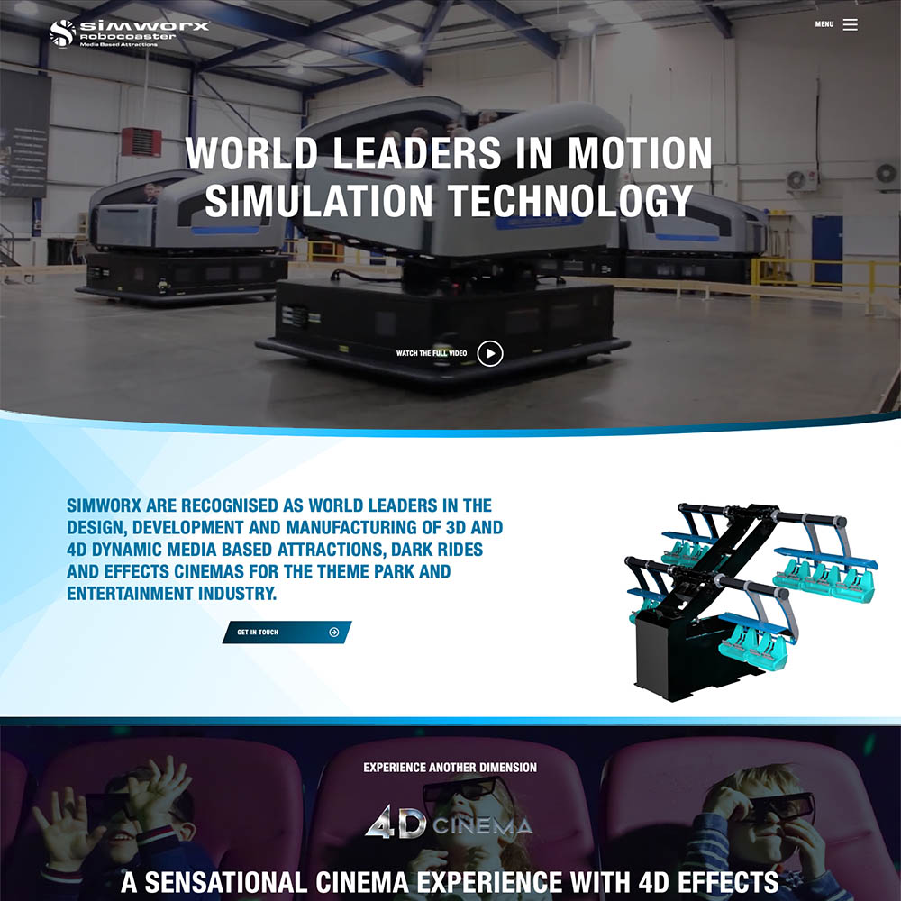 Simworx launches eye-catching and dynamic new website - Simworx