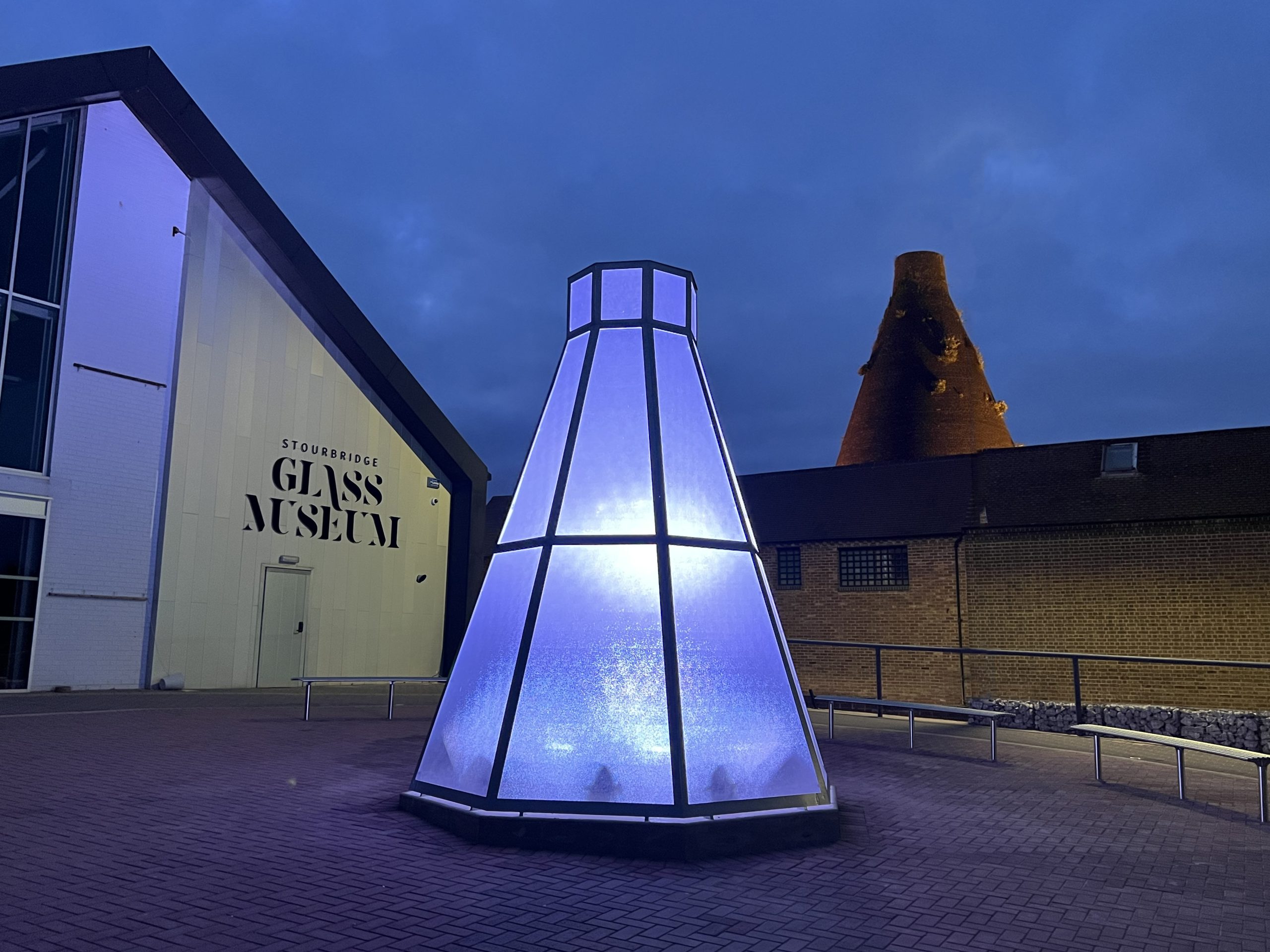 Simworx installs large Glass-Cone Structure for Stourbridge Glass ...